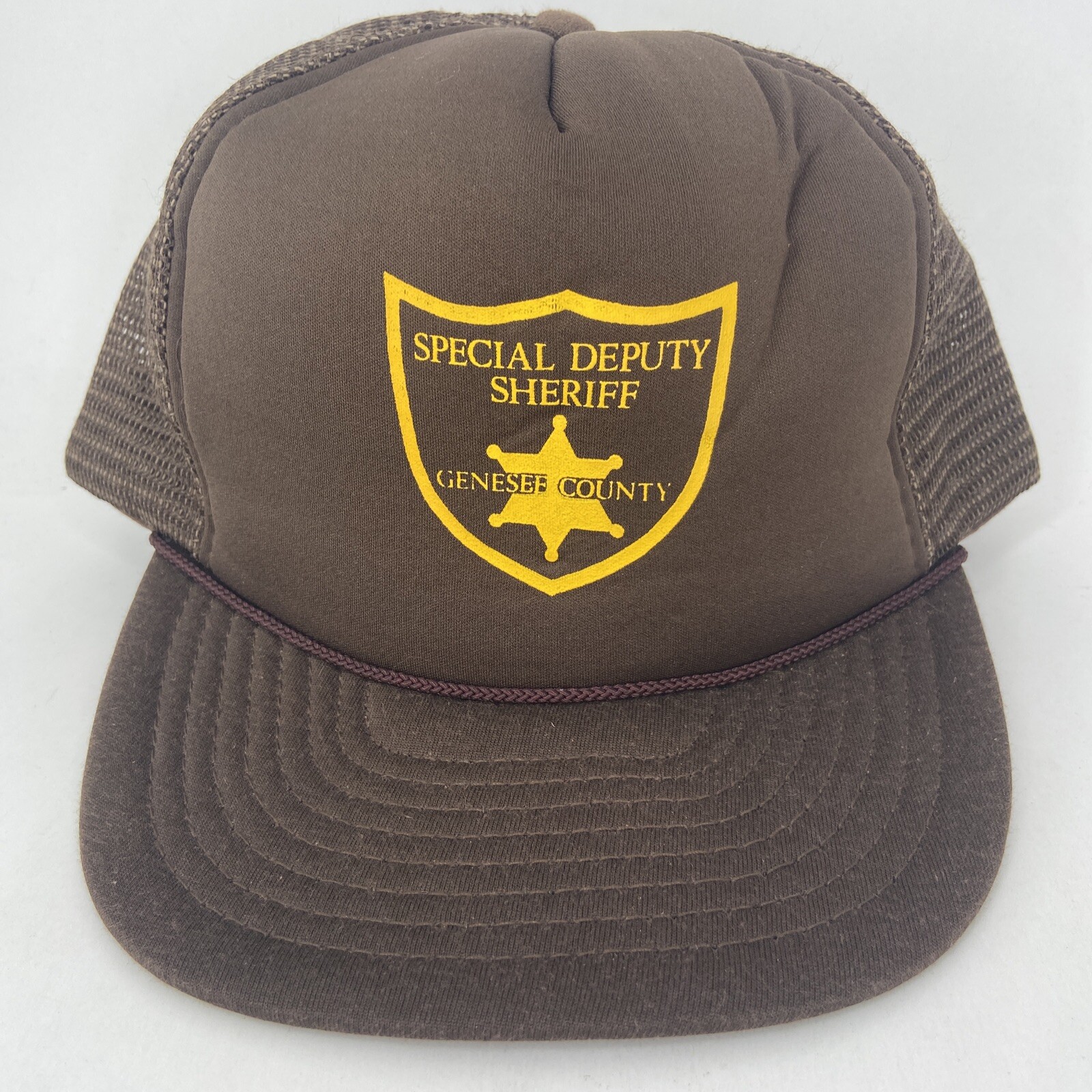 VTG Special Deputy Sheriff Hat Geneses County Brown S… - Gem