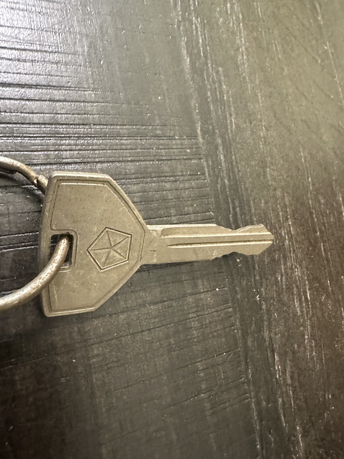 Vintage Chrysler VIP Pentastar Key Ring Keychain Brass Leather, With ...