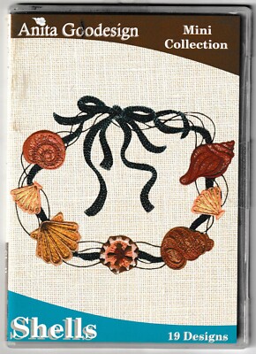 Anita Goodesign “Shells” Embroidery Machine Mini Collection 2005 ...