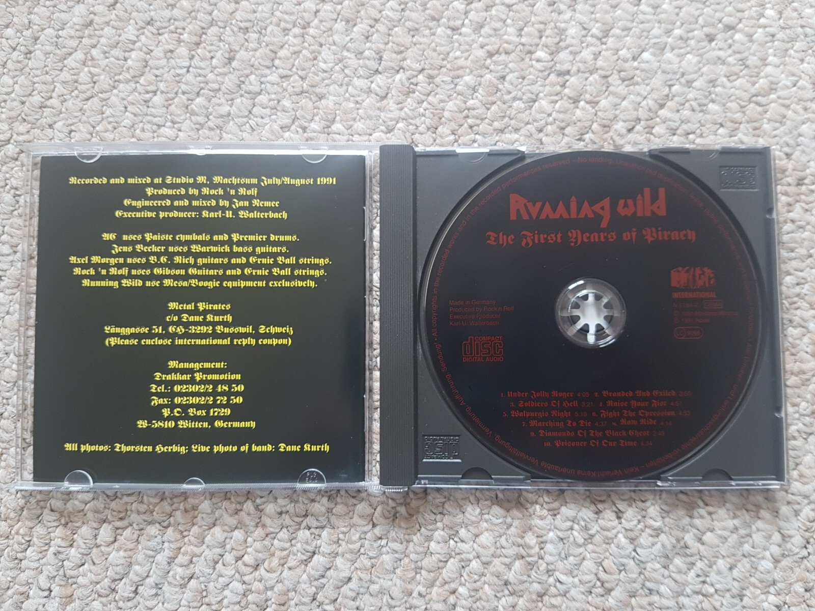 First Years of Piracy by Running Wild (CD, 1998) for sale online | eBay UK