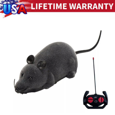 Wireless Remote Control RC Rat Electronic Mouse for Cat Dog Pet Toy ...