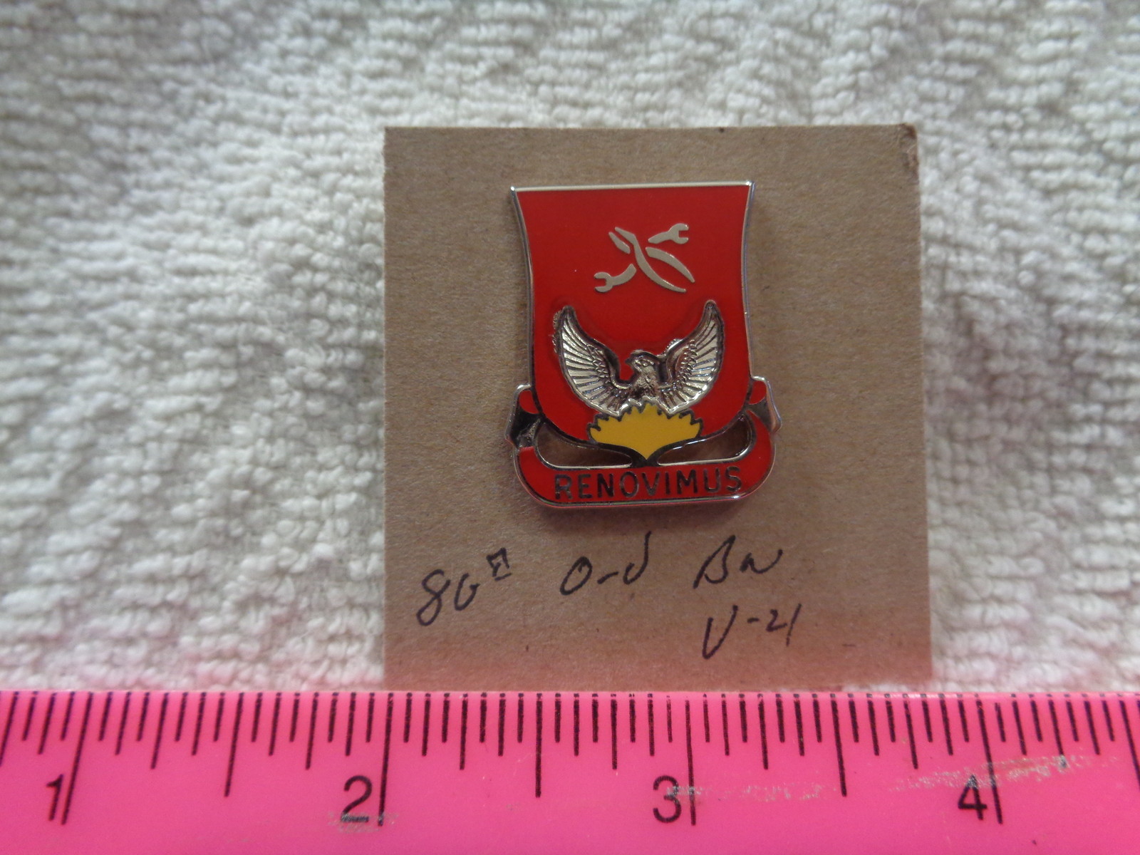 80th Ordnance Battalion V-21 Unit Crest, DI, DUI (DRAW#K2) | eBay