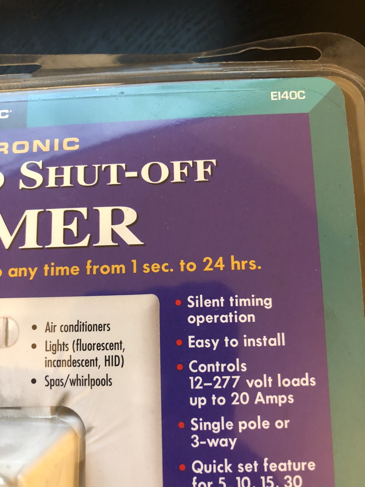 Intermatic Electronic Automatic Auto Shut-off Timer EI40C for sale ...