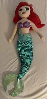 Ty Beanie Sparkle- Disney's ARIEL Little Mermaid 18" Plush (Sequins ...