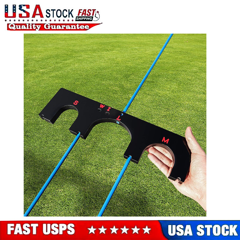 With 6 Alignment Sticks, Golf Training Aid, Plane Swing 5 Angles, and ...