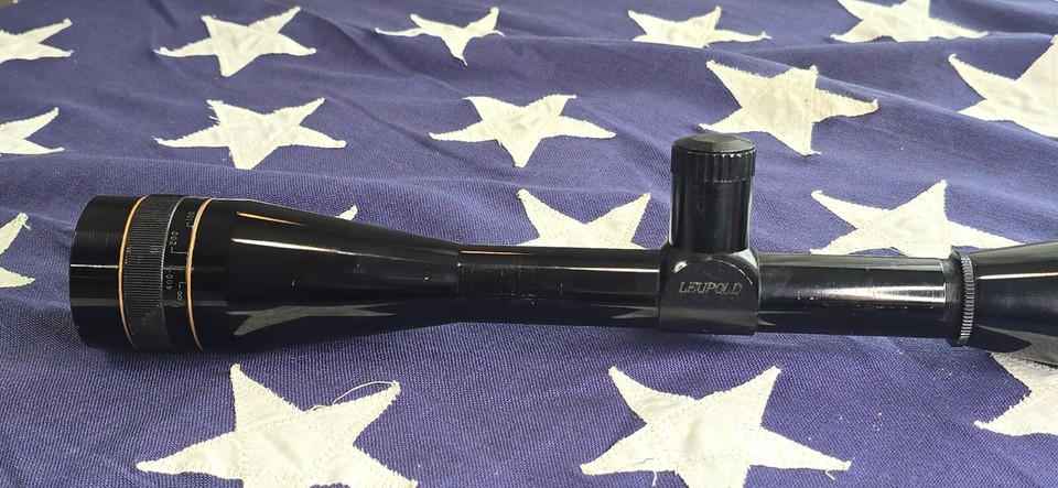 1984 Leupold 12x 40mm Fixed Target Scope Tapered Crosshair RARE w Two ...