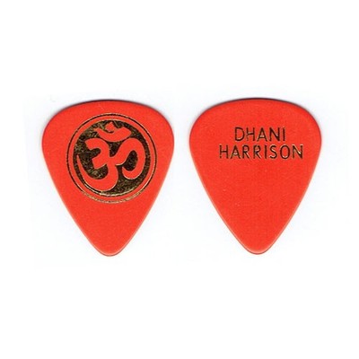 DHANI HARRISON (GEORGE) "NAME PRINT / LOGO" Orange Guitar Pick (200 ...