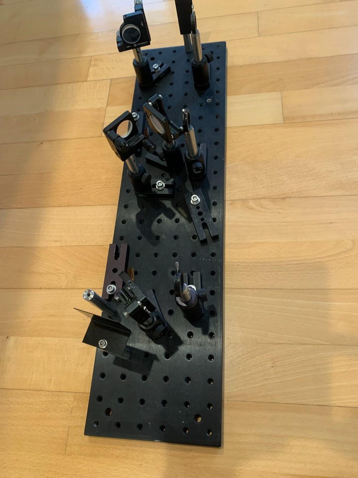 Optical Breadboard, Base, Posts, Lens Holder, Adjustable Iris, Post ...