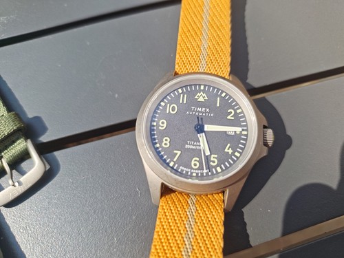 Timex Expedition North Titanium Automatic 41mm Watch TW2V95300 | eBay UK