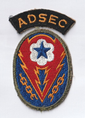 WWII - E.T.O "ADSEC" Tab (Original patch) | eBay