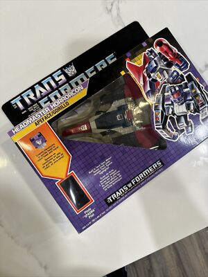 Headmaster Apeface W/ BOX & INSERT 100% Complete 1986 G1 Transformers ...