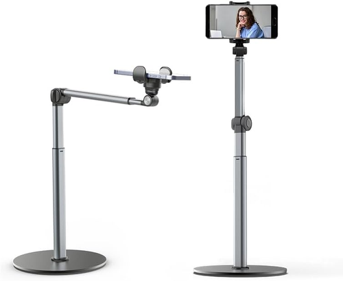 Heavy Duty Phone Stand for Video Recording, Overhead Phone Mount ...