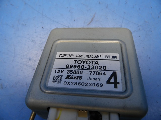 97 98 99 00 01 Lexus Es300 Headlamp Leveling Control Module 89960-33020 ...