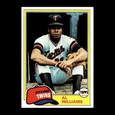 Al Williams 1981 Topps Rookie Minnesota Twins #569 Nice! 1 | eBay