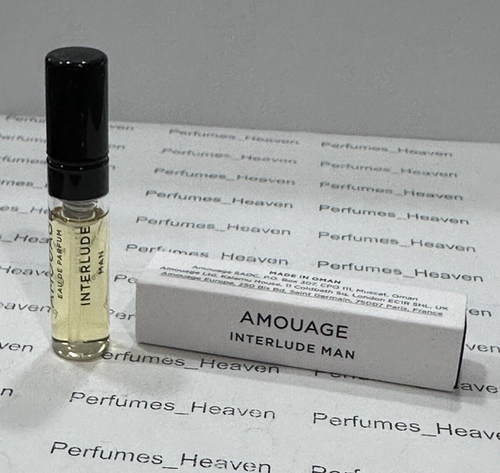 Amouage Interlude Man Deluxe Sample 2 ML Travel Size Men Perfume With ...