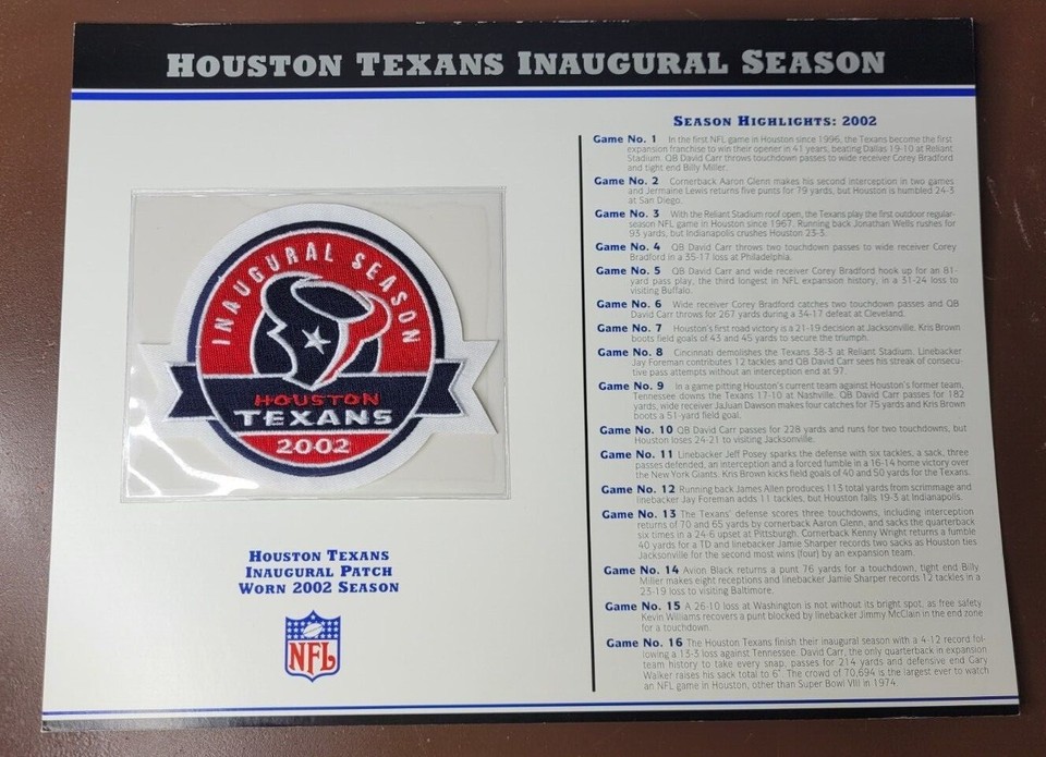 The Official NFL Anniversary Patch Collection - Willabee & Ward - Pick ...