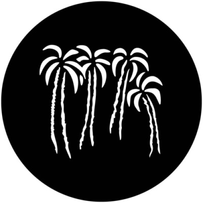 Gobo Projects 4 Palms palm tree Parties Weddings Theater Tropical ...