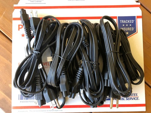 10X lot 3-prong Well Shin E115330 WS-083 10A 125V 5' ft power cord ...
