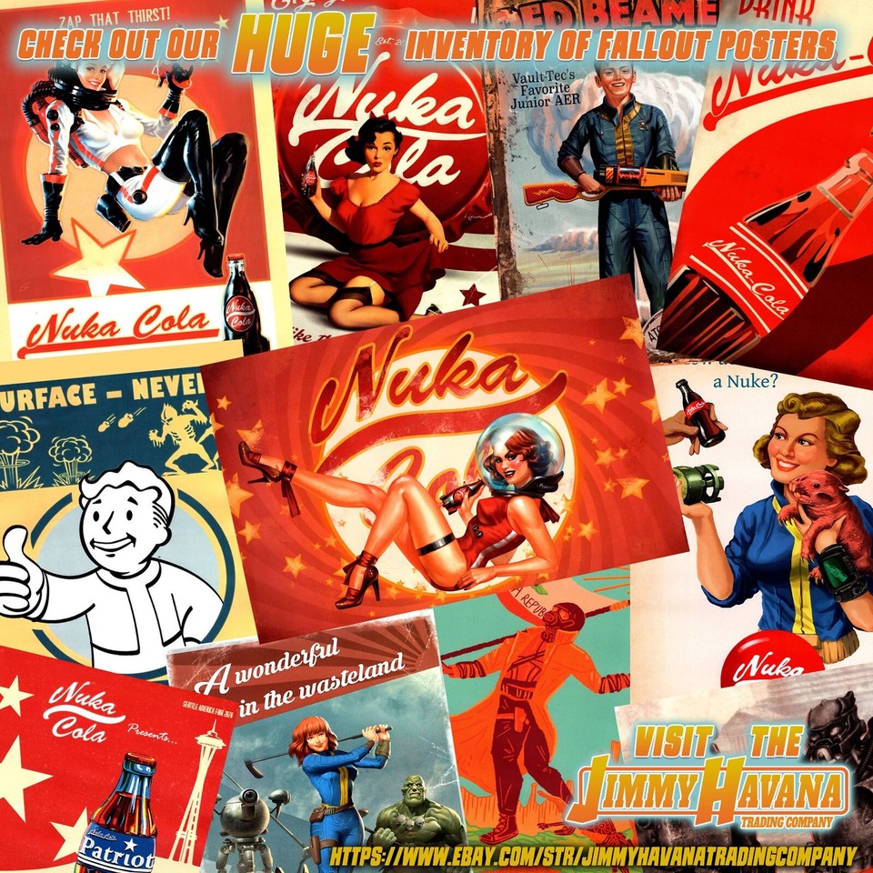 Fallout Poster Rita's Cafe Video Game Poster Gaming Fallout | eBay