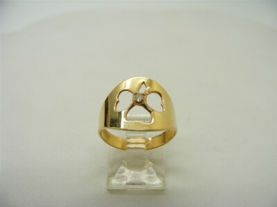 Open Clover Ring | eBay