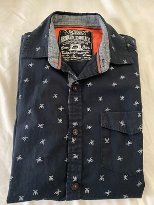 Broken Threads 1975 Men's Casual Button Polo Size Medium 100% Cotton | eBay