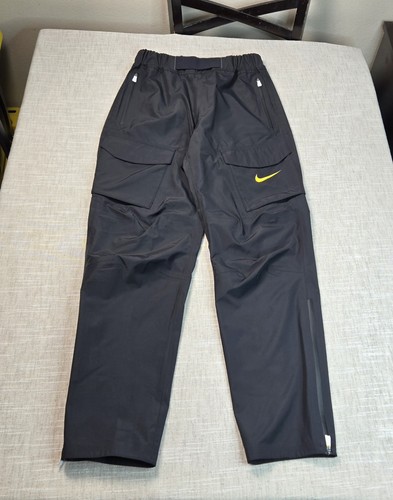 NIKE Pro Elite Storm Fit Uganda Cargo Pants Small Mens Black Yellow ...