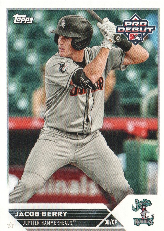 2023 Topps Pro Debut Baseball #PD58 Jacob Berry | eBay