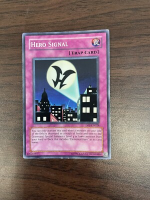 Yugioh 1x Hero Signal DP1-EN028 Common Light Play LP English | eBay