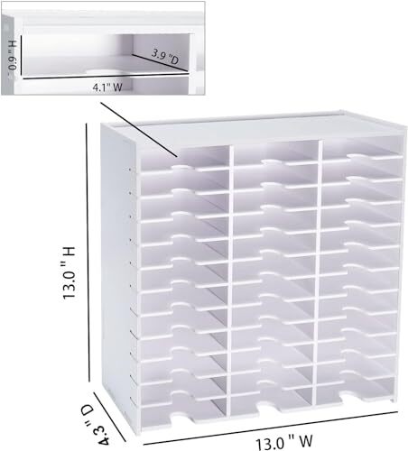 Ink Pad Storage Rack, 36 Grids Stamp Pad Organizer Holder with Stampin ...