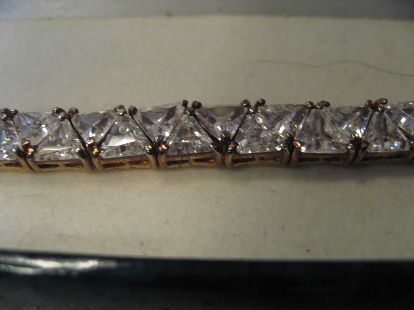 Suzanne Somers Collection Gold Tone Rhinestone Bracel… - Gem