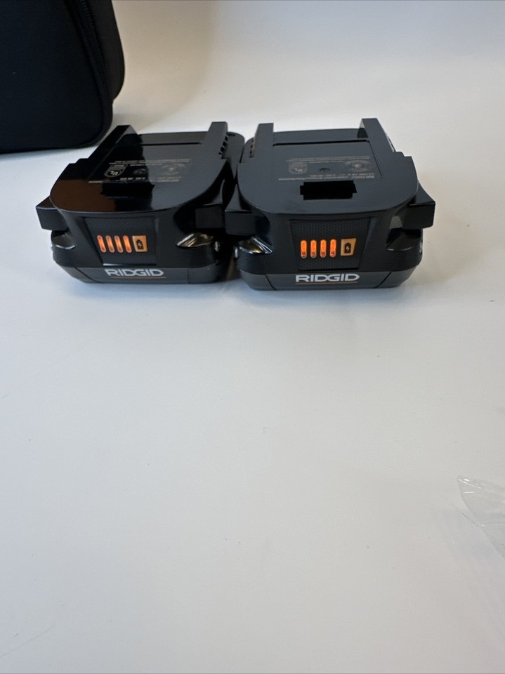 Ridgid 18V 1/2 in Subcompact Drill Driver Kit Brushless (2) 2 Ah ...