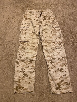 Small Regular SR USMC Desert Marpat utilities MCCUU trousers pants ...
