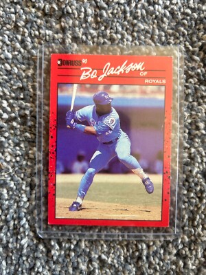 Bo Jackson Donruss 90 **Error Card** RARE #61 Excellent Condition | eBay