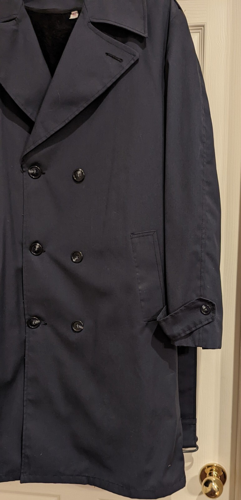 USMC Marine Corps All Weather Trench Coat with Belt a… - Gem