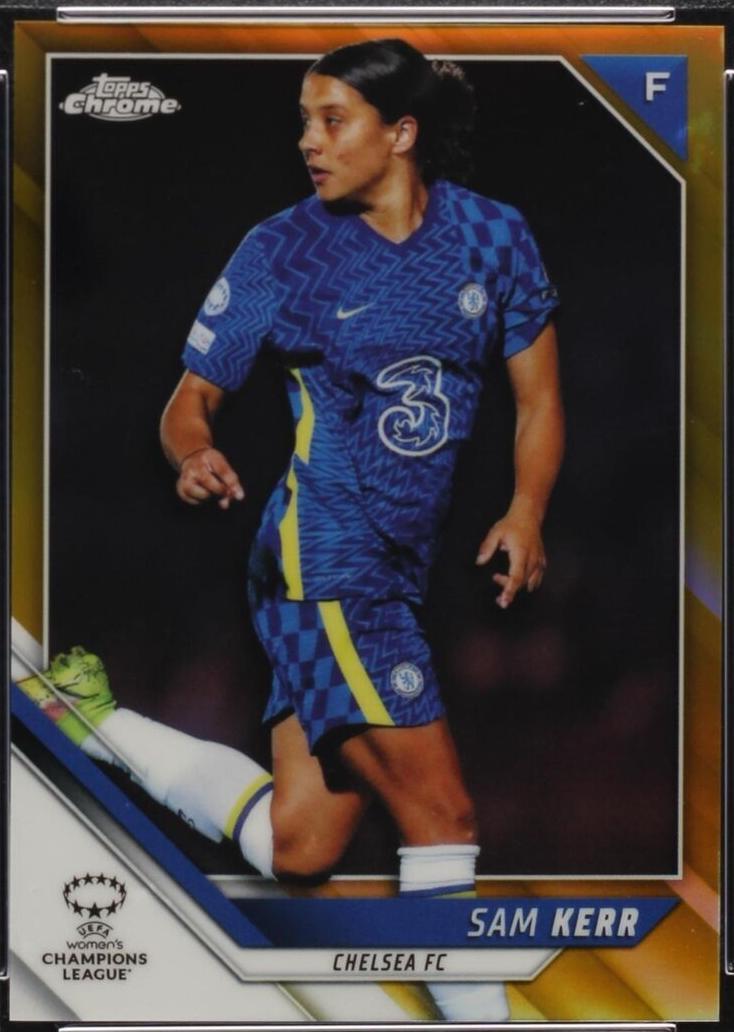 2021-22 Topps Chrome UEFA Women's Champions League - Samantha Kerr #50 ...