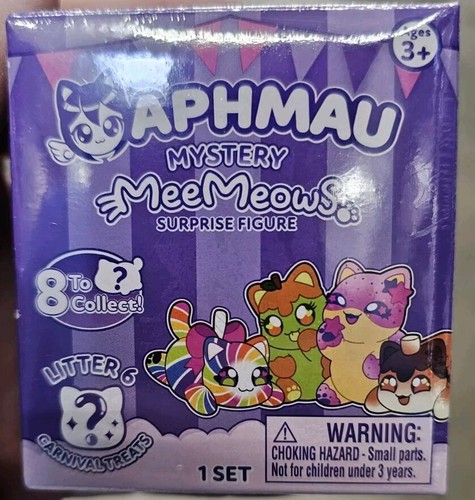 Aphmau Mystery MeeMeows Surprise Figure Litter 6 Carnival Treats Cat | eBay