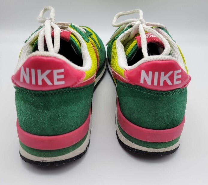 RARE 2008 Nike Sneakers Green / Pink Suede Synthetic Internationalist ...