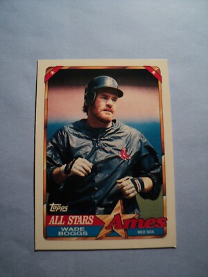 1990 Topps Ames All-Stars Wade Boggs #16 Baseball Card NMNT-EX AUCT ...