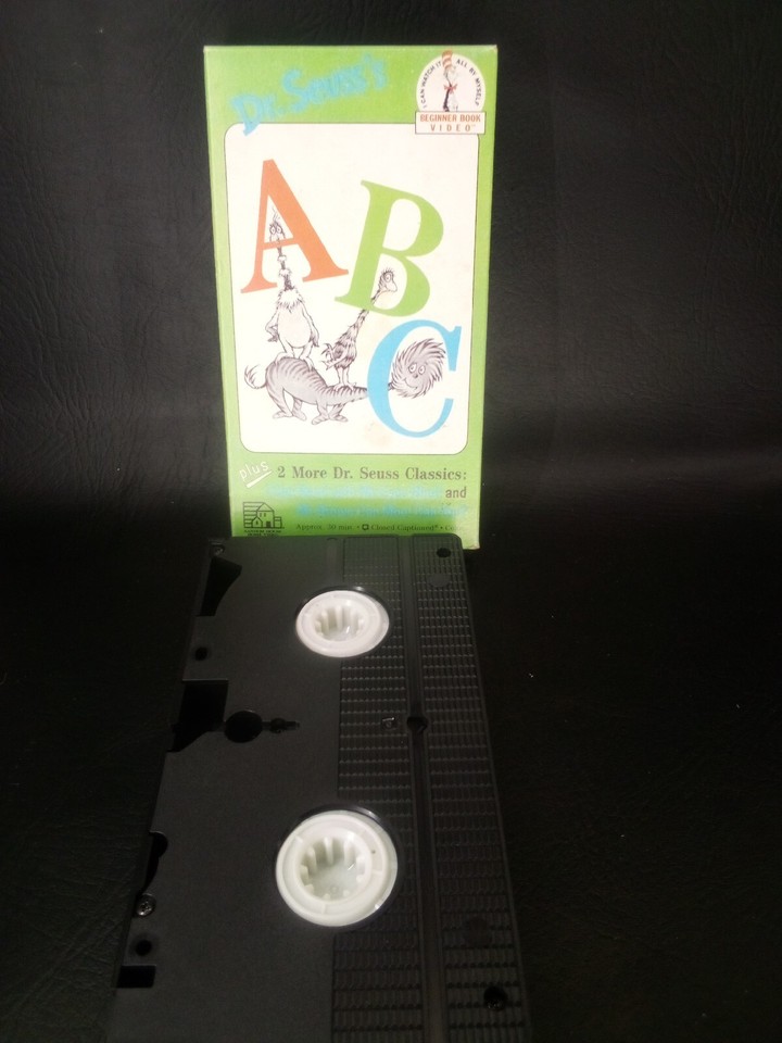 DR. SEUSS'S ABC Beginner Book Video VHS Tape MR. BROWN CAN MOO I Can ...