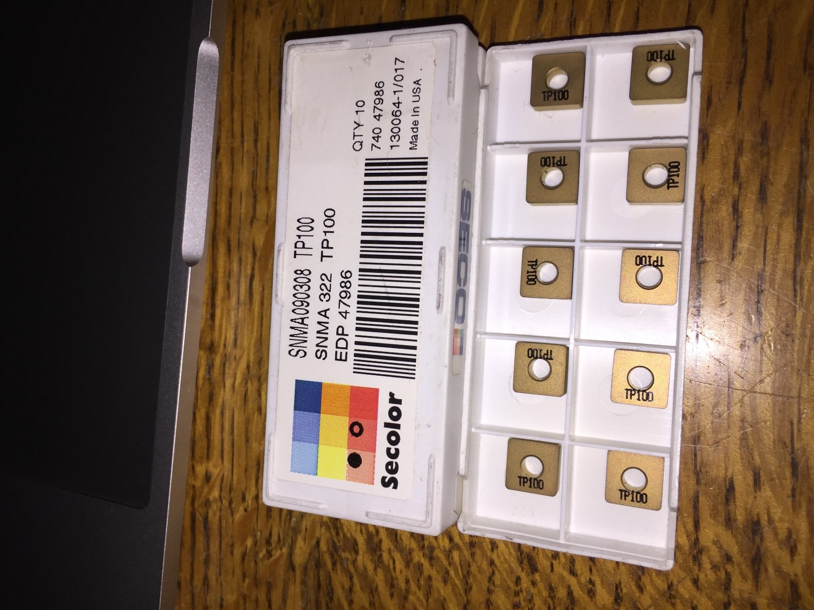 SECO CARBIDE INSERTS QUANTITY 10 SNMA090308 TP100 SNMA 322 | eBay