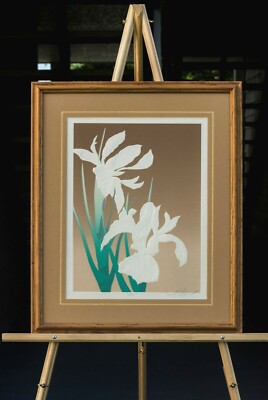 David Allgood Embossed Serigraph "Iris" Pencil Signed Framed 1981 | eBay