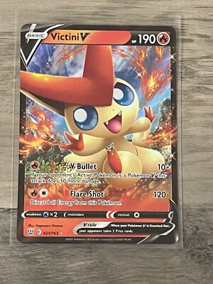 Victini V 021/163 Ultra Rare Holo Battle Styles NM Pokemon Card | eBay