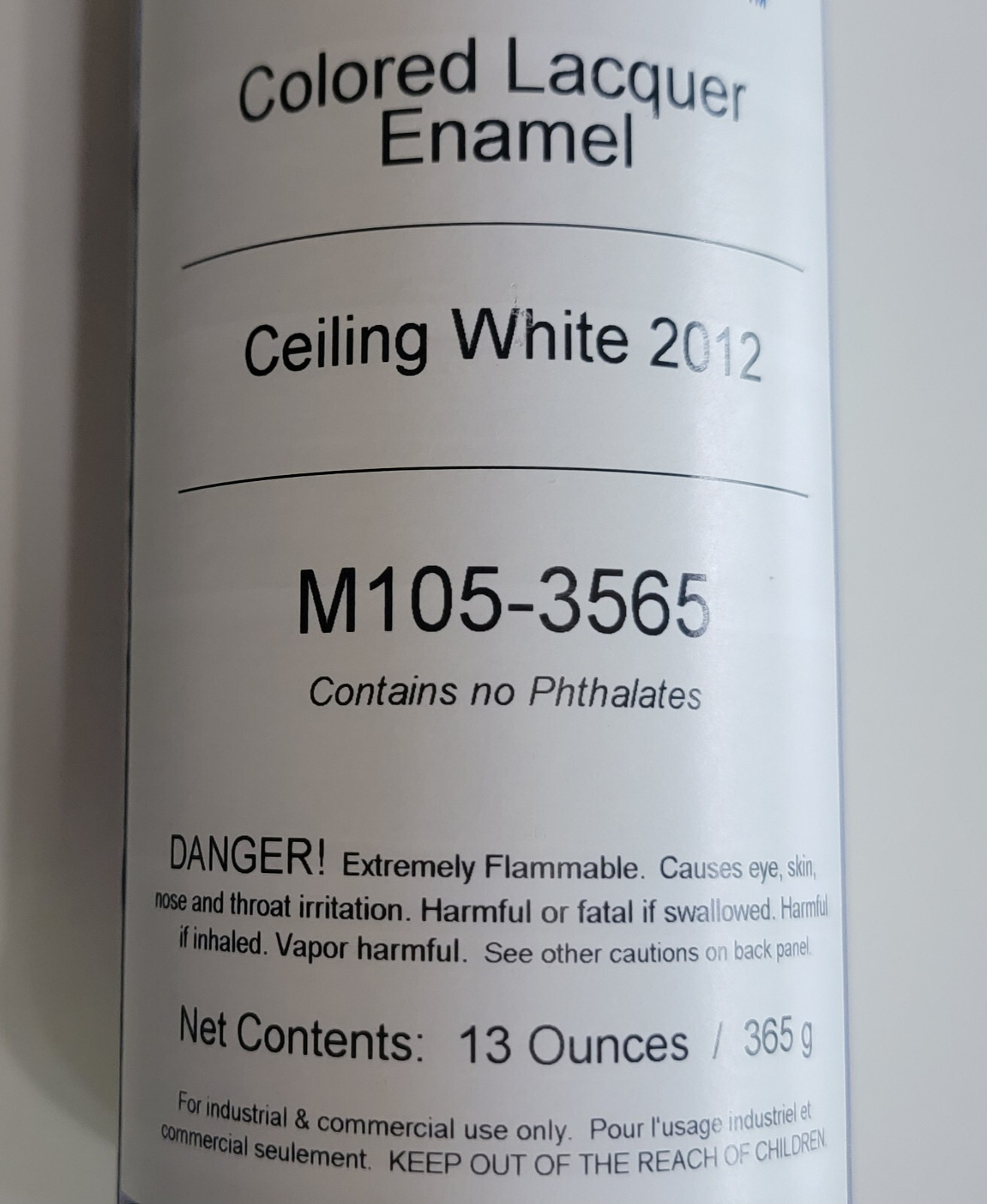 Mohawk Colored Lacquer Enamel Ceiling White 2012 M105-3565 1x 13oz Can ...