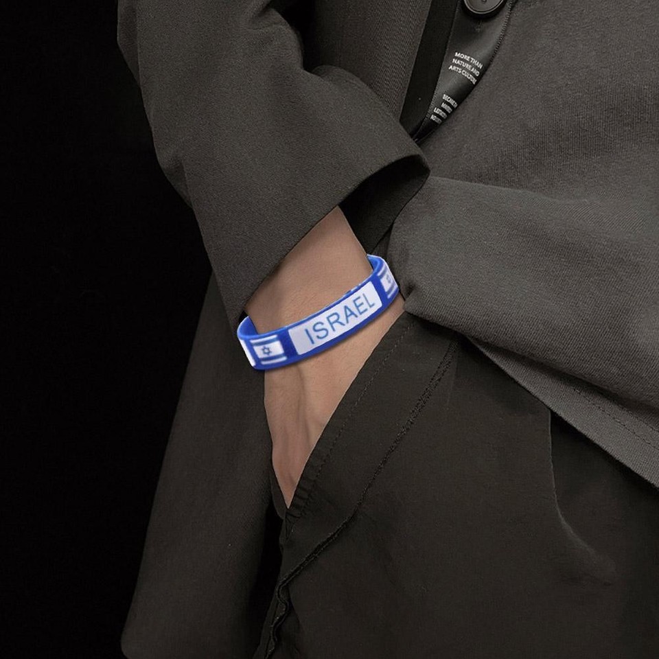 Israeli Flag Adjustable Bracelets,Israeli Flag Bracelet,Support New ...