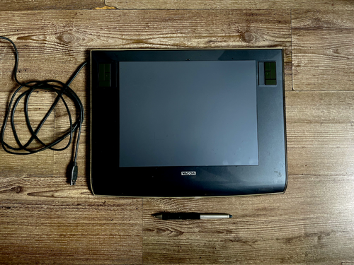 Wacom Intuos 3 PTZ-630 Grey 6"x8" USB Graphics Drawing Tablet for PC ...
