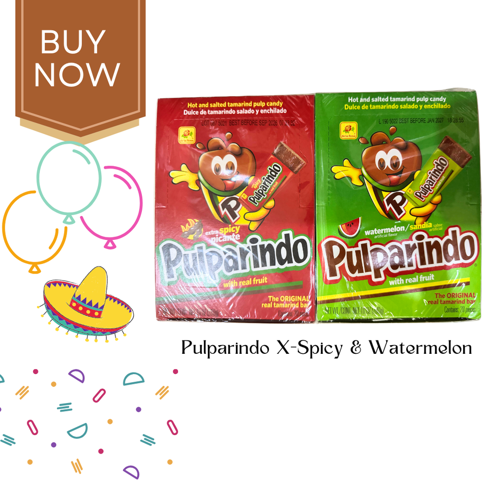 Pulparindo Original Tamarind Candy Bars – Mexican Spicy Snack, 20‑Ct ...