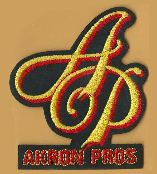 AKRON PROS ~ Willabee & Ward NFL GOLDEN AGE FOOTBALL TEAM PATCH ~ PATCH ...