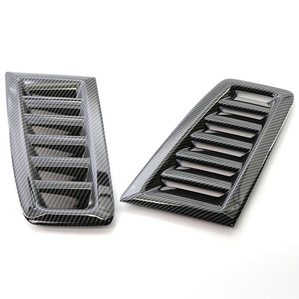 Front Car Hood Bonnet Vent Air Flow Intake Louver Scoop Cover Engine ...