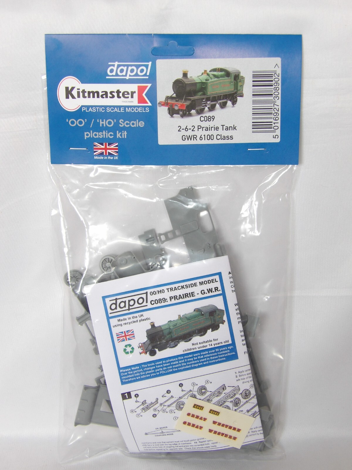 Dapol Kitmaster "OO/HO" 2-6-2 Prairie Tank GWR 6100 Class Steam ...
