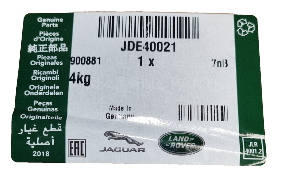 GENUINE E-PACE F-PACE CRANKSHAFT DAMPER JDE40021 (SEND REG IF UNSURE ...